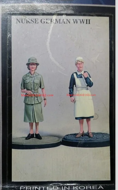1:35 scale WW2 women fighters 2 people WWII miniatures Resin Model Kit ...