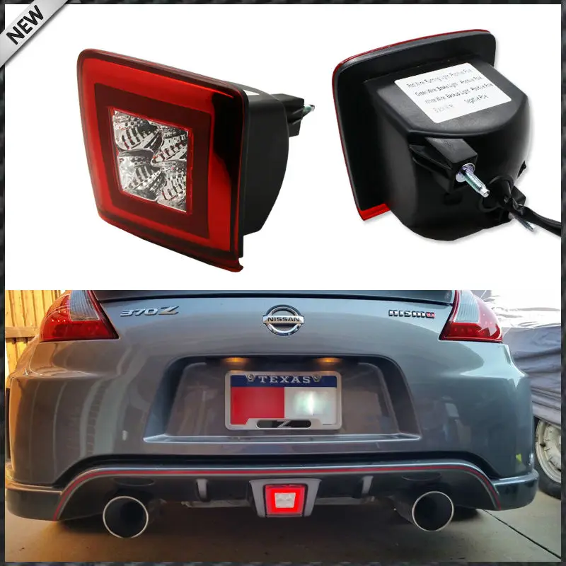 JDM Style Rear Fog Light LED Assembly For 2009 up Nissan 370Z ...