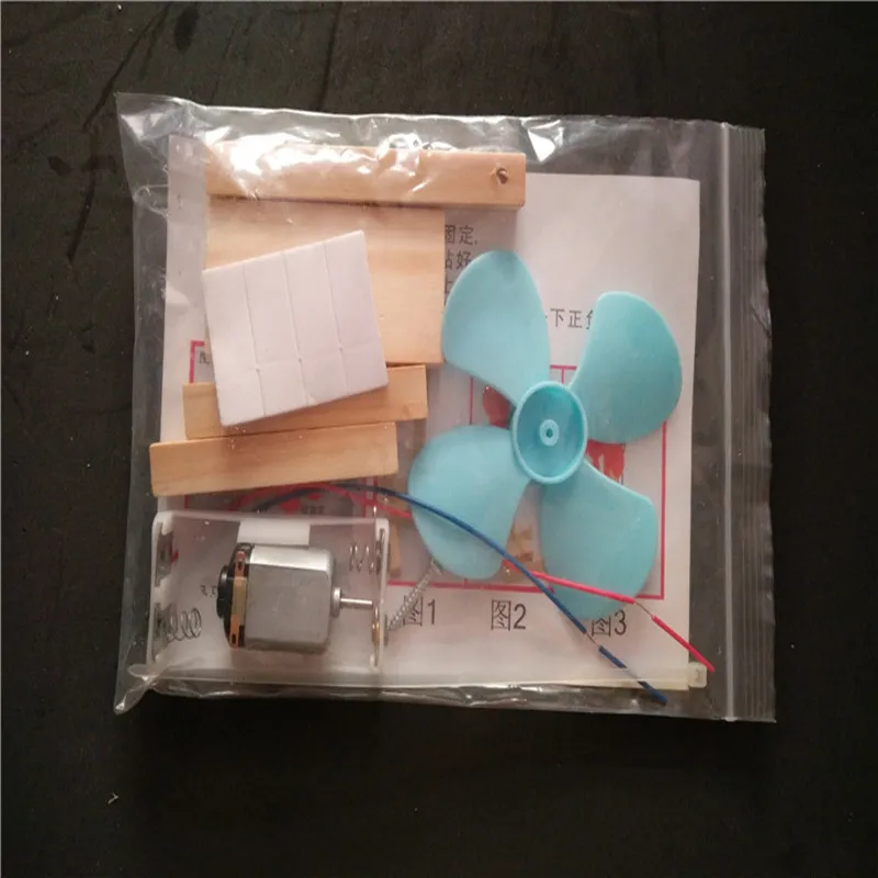 Welcome for Visiting - Monday Kids DIY Electric Fan Model Science Toys ...
