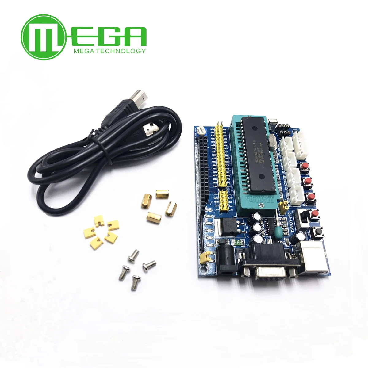 DC 12V PIC16F877A PIC Minimum System Development Board Emulator JTAG ...