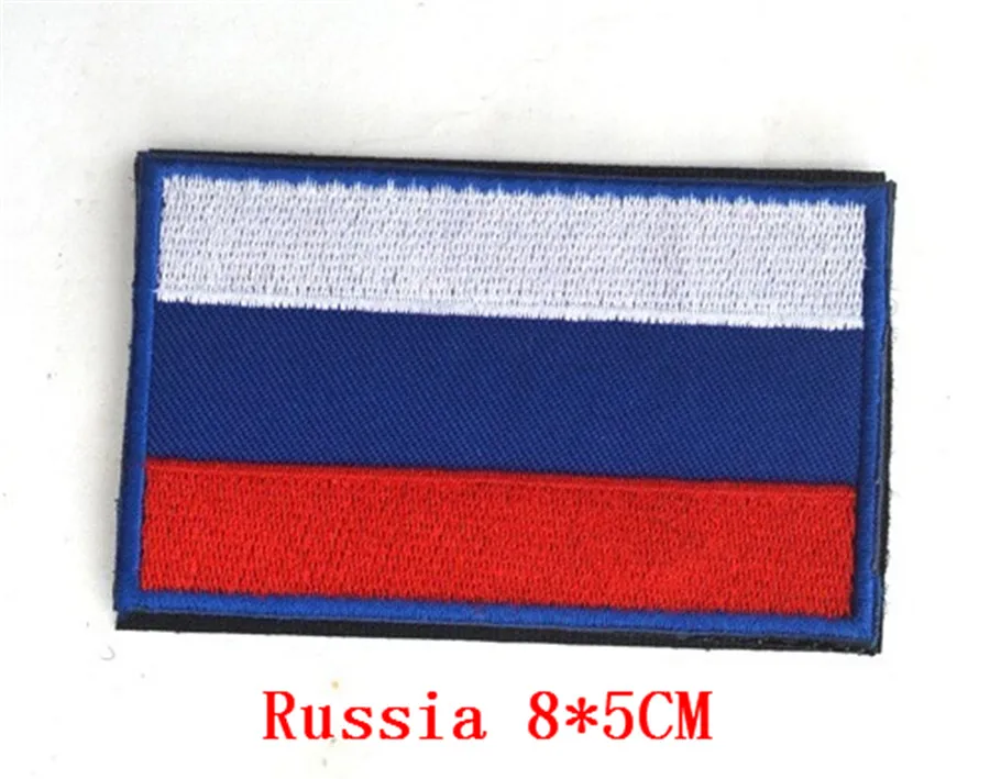 Russia Flag Embroidered 3D Russian Patch National Flag of Russia Badges ...