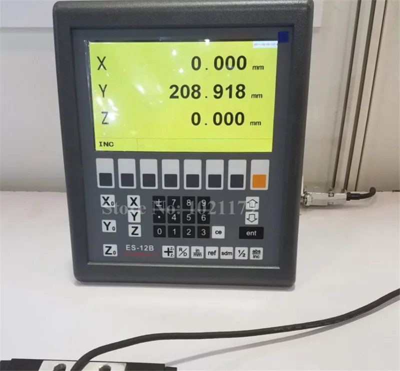 New Easson ES 12B 3 axis digital readout mill lathe 3 axis DRO system ...