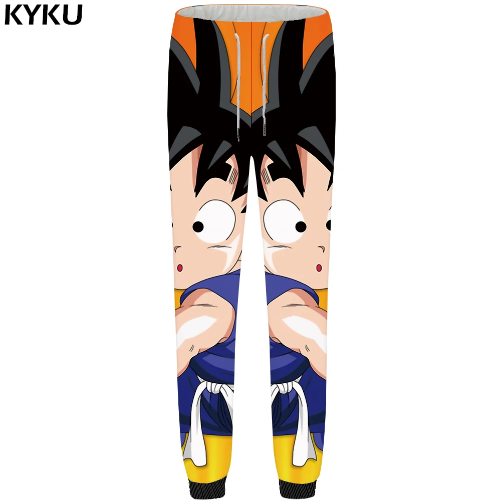 KYKU Dragon Ball Pants Men Character Anime Trousers Goku Gothic 3d ...