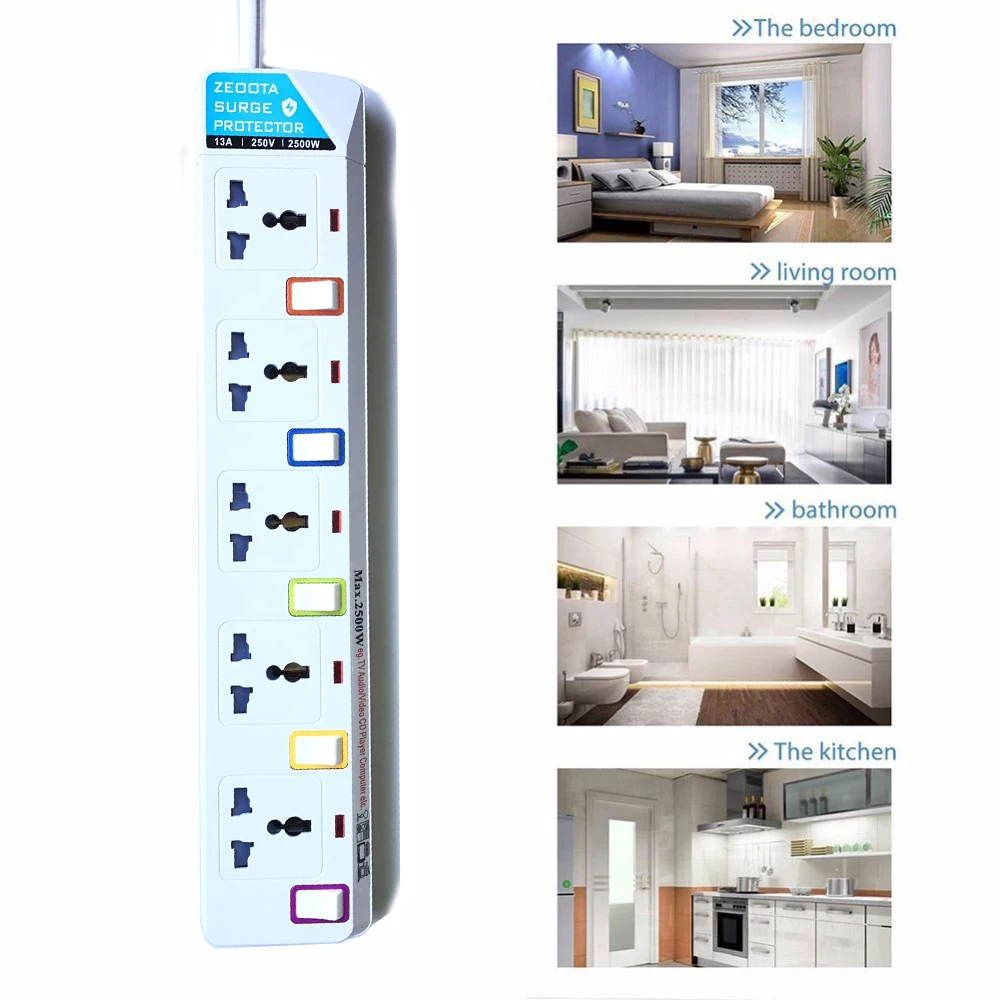 Discount Up to 50% Extension Lead Power Strip Extension Cord Individual ...