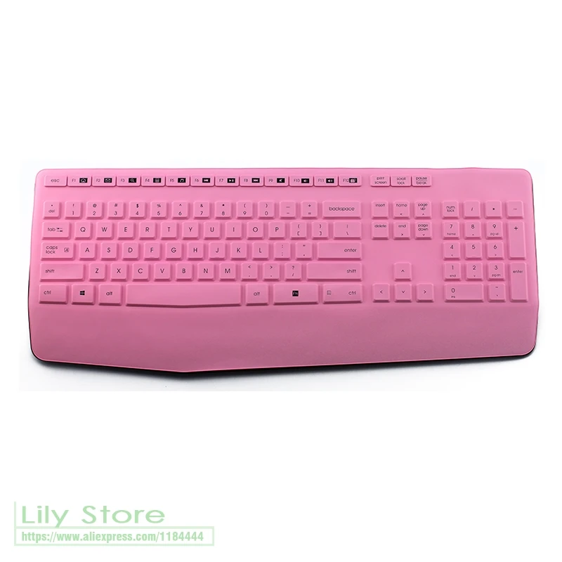 For Logitech MK345 K345 Silicone Dustproof mechanical Wireless Bluetooth Desktop keyboard Cover ...