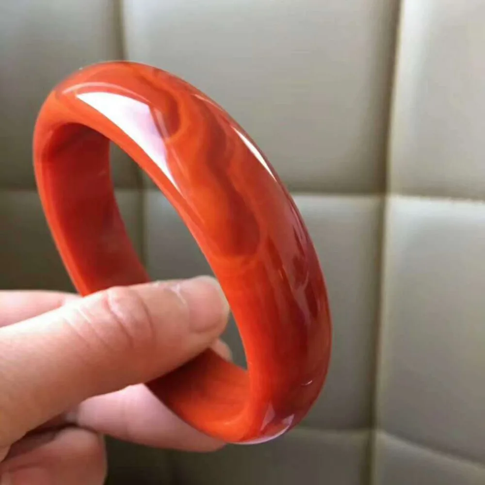 Genuine-Natural-South-Red-Agate-Nan-Hong-Agate-Inner-Diameter-57mm ...