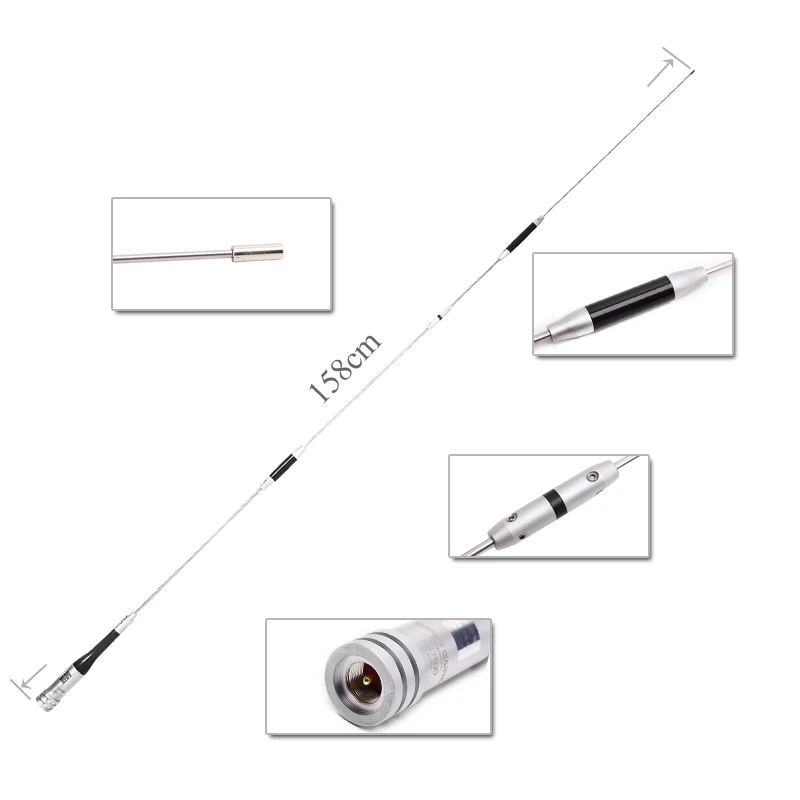 Diamond-SG-7900-VHF-UHF-Dual-band-5-0dB-144MHz-7-6dB-430MHz-Stainless ...