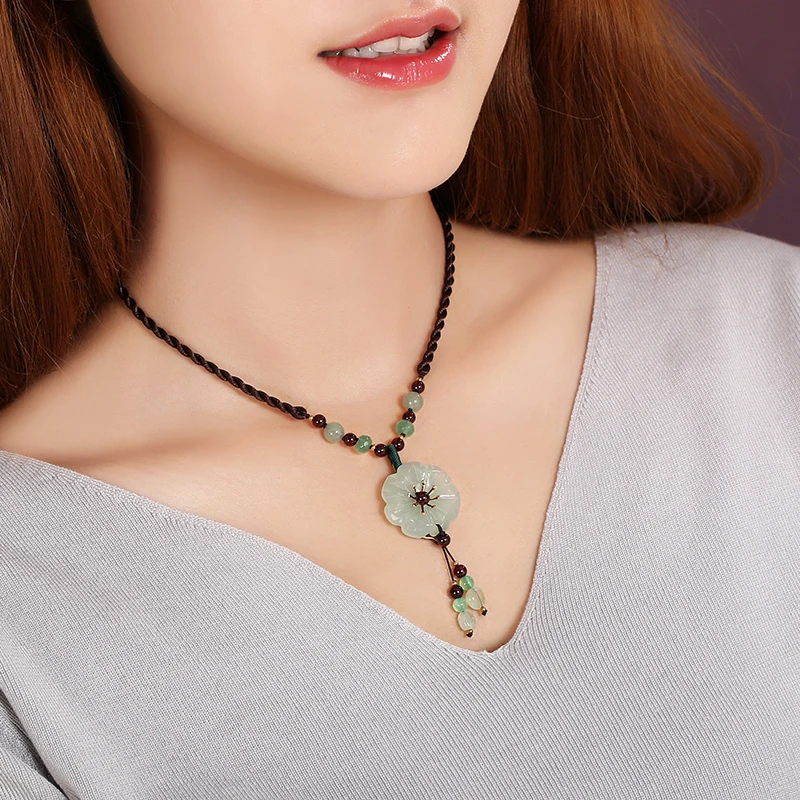 Chinese Style Vintage Long Section Necklace Gift National Trend Chain ...