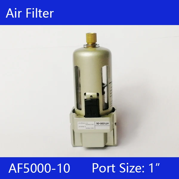 Compressor Air Cleaner Filter Af5000-06 Af5000-10 Manual Drain 3/4" Or ...