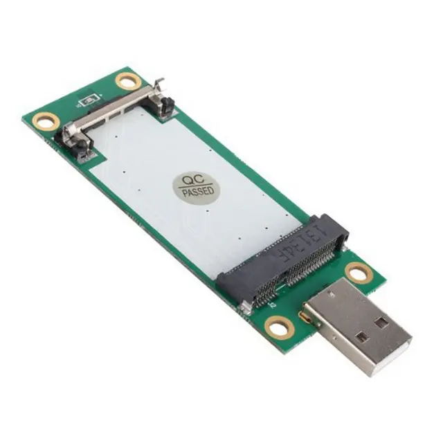 Mini PCI-E Wireless WWAN to USB Adapter Card with SIM Card Slot Module ...