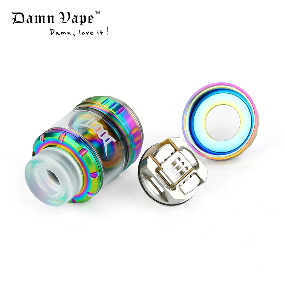 Original Damnvape Doom RTA Atomizer 4ml Capacity E-cig Tank 3D Liquid ...