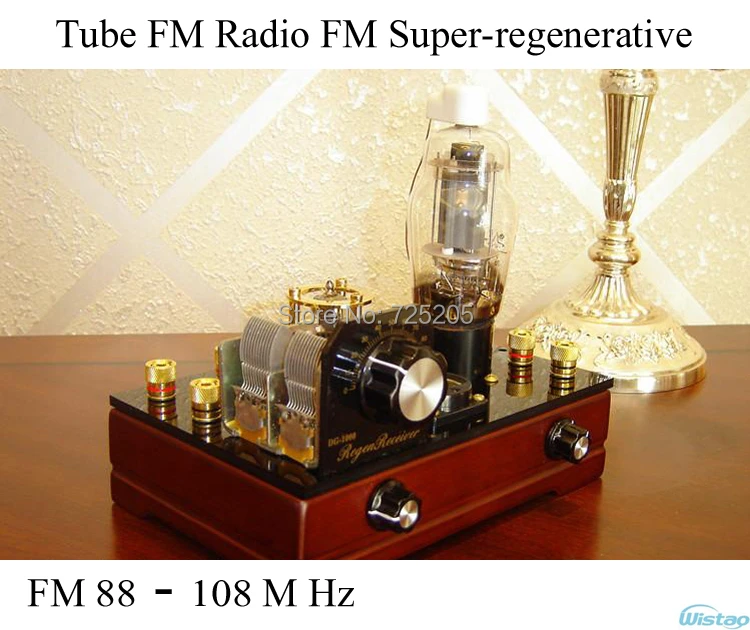 IWISTAO-Tube-FM-Radio-FM-Super-regenerative-Handmade-Nostalgia-Radio ...