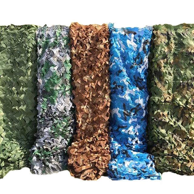 5 Colors Military Camouflage Net 5x3M Outdoor Camo Woodland Army Camo ...