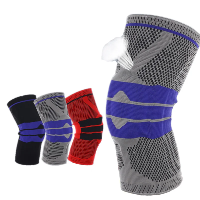 1 Pc Basketball Support Silicon Padded Kneepad Knee Pads Support Brace ...