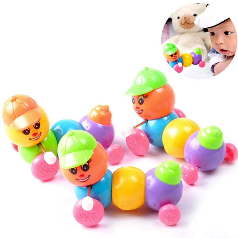 Cute Cartoon Wind Up Toys Baby Kids Toy Doll Clockwork Colorful ...