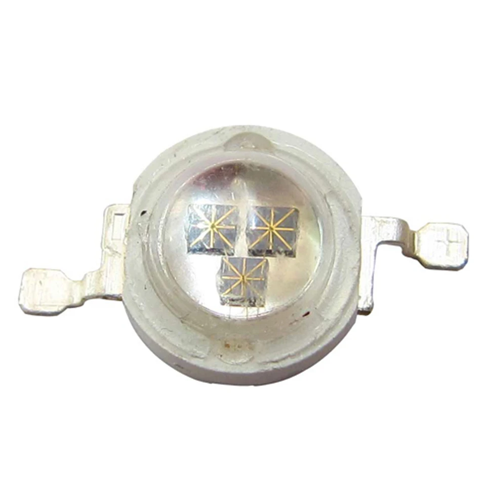 50pcs 3W triple Chip Infrared IR 940nm LED Bead diodes light part input ...