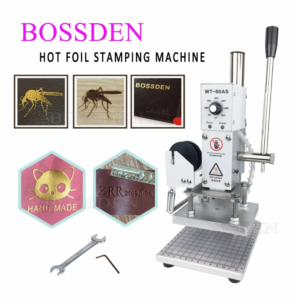 Bossden Manual Hot Foil Stamping Machine Heat Embosser For Paper bossden-manual-hot-foil-stamping-machine-heat-embosser-for-paper
