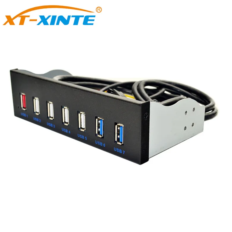 5.25 inch 19pin to 2Ports USB3.0 4Ports USB2.0 Optical Drive Front ...