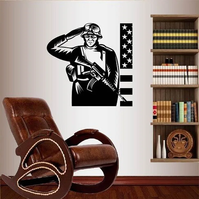 Army Soldier Saluting Wallpaper