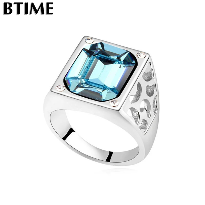 Original Austria Cubic Ring Made with for Women Anel Feminino Ring ...