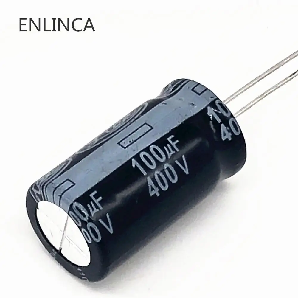 2pcs/lot 100UF 400V 100UF aluminum electrolytic capacitor size 18*30 ...