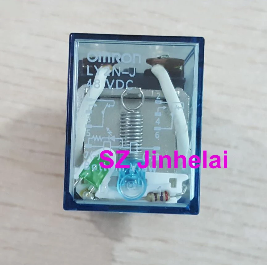5pcs OMRON LY2N J 48VDC 정품 원래 8Pin 릴레이 LY2NJ DC48V 10A|릴레이| - AliExpress