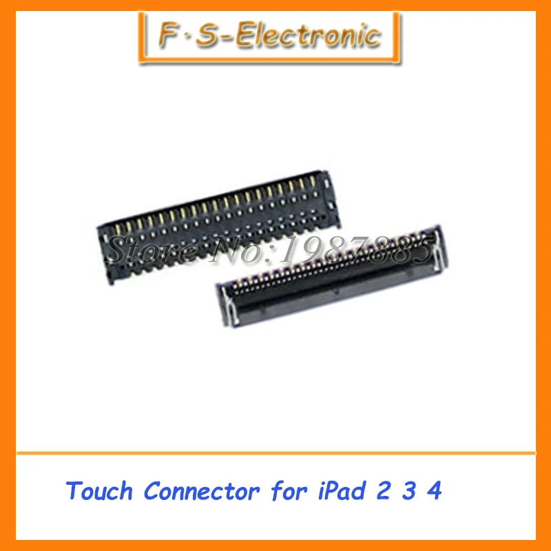 10pcs/lot Original new touch screen digitizer FPC connector For ipad 2 ...