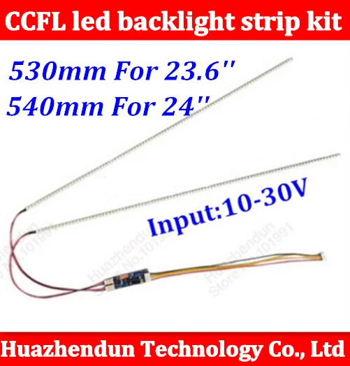1set 23.6" 530mm 1set 540mm 24" Adjustable brightness led backlight strip kit,Update inch LCD ...
