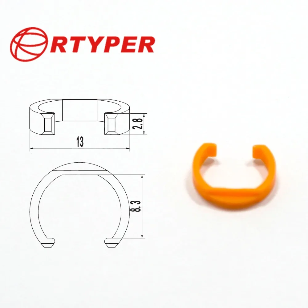 100PCS Universal Fuel Injector Plastic Kits 8.3*13*2.8MM 32014 ...