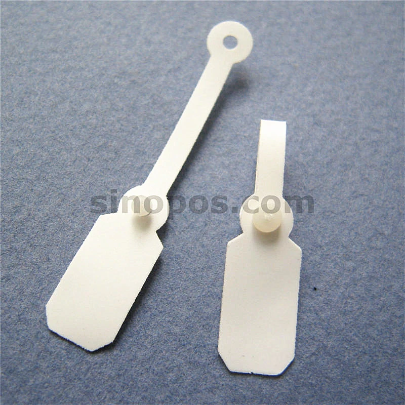 Jewelry Price Tag White Pvc Snap Lock, Gift Packaging Label Plastic Diy ...