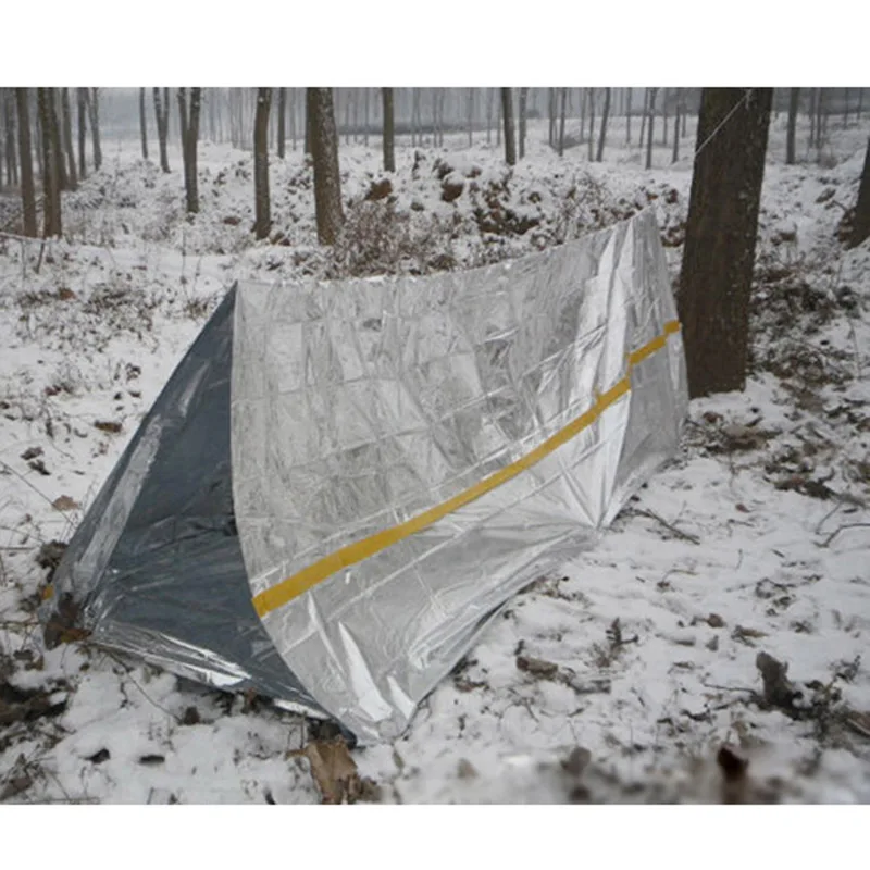 240*160CM Emergency Tent Tube Survival Camping Shelter Emergencies ...