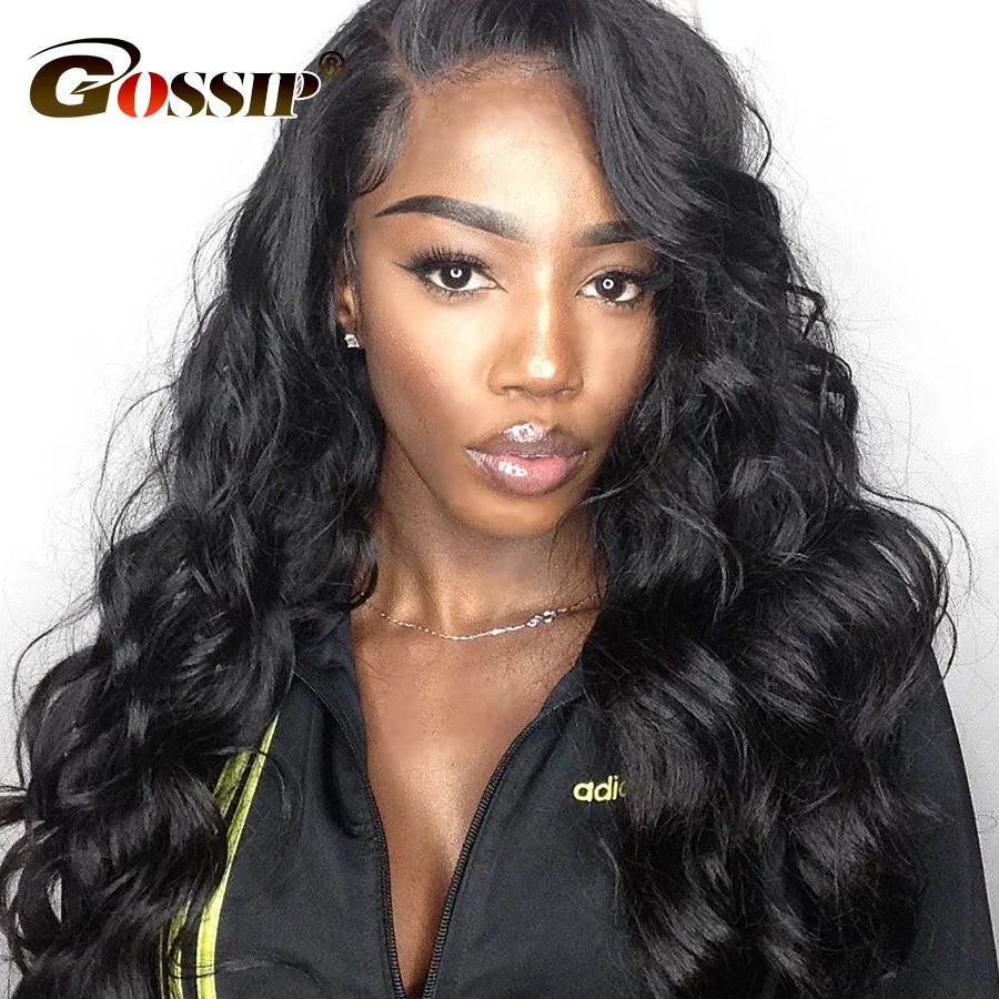 250 Density Lace Front Human Hair Wigs Body Wave Wig Remy Lace Front ...