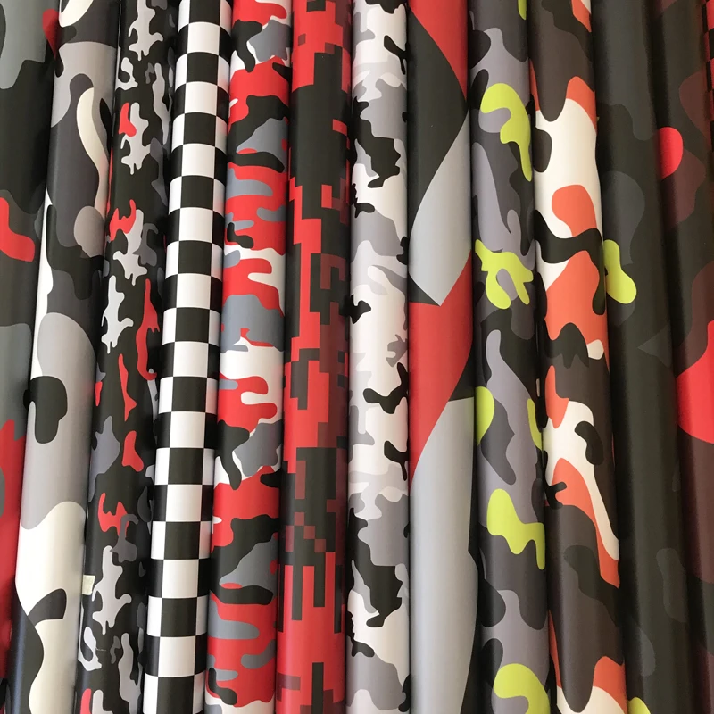 Many Kinds Camo Vinyl Wrap Car Motorcycle Decal Mirror Phone Laptop Diy ...