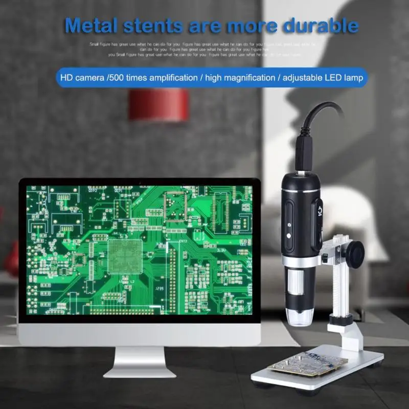 USB Digital Microscope Magnifier camera led electronic electron ...