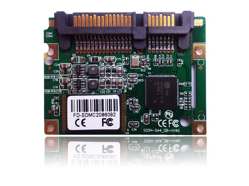 ssd hard drive Half slim ssd module 16gb 32gb 64gb sataIII MLC solid ...