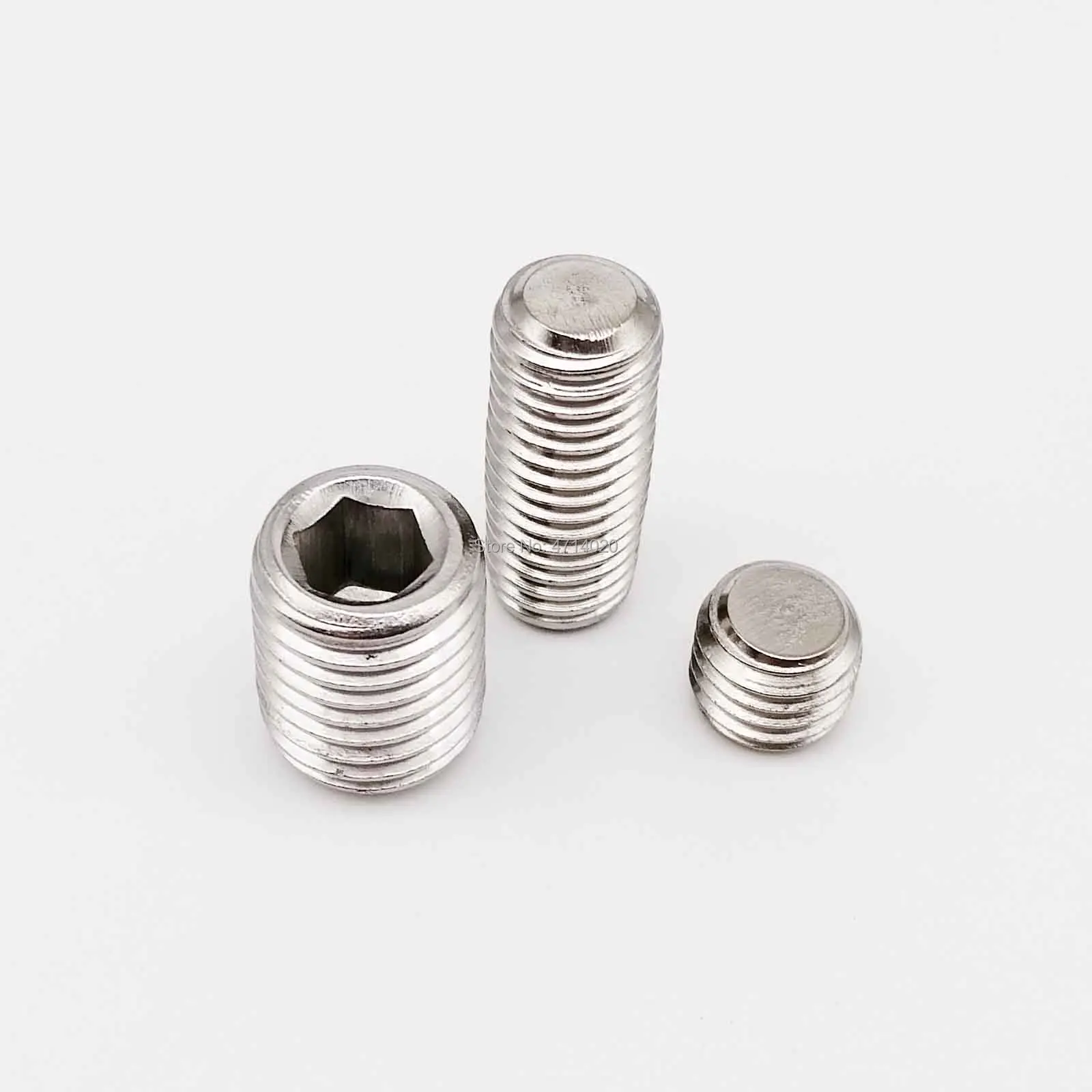 10/50 шт в наборе, M2 M2.5 M3 M4 M5 DIN913 304 нержавеющая сталь Аллен Шестигранная головка с ...