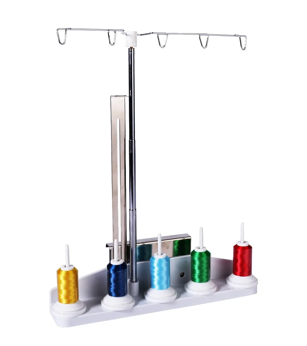 5 SPOOL JANOME EMBROIDERY MACHINE THREAD STAND FITS 10000 9700 9500 ...