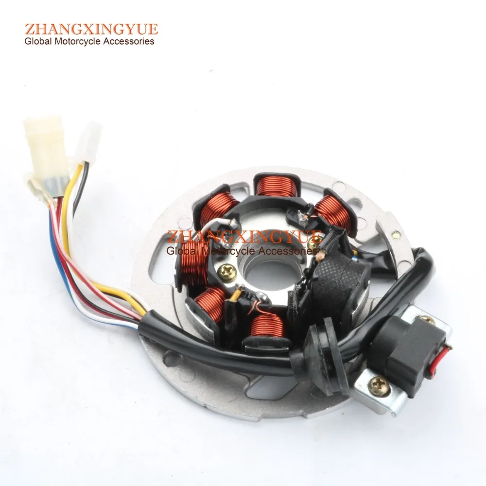 7 coil Stator Assembly for 50cc 2 stroke Minarelli 1PE40QMB Jog engines ...