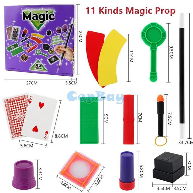 17 Kinds of Magic Trick Sets Magic Play with English Manual ...