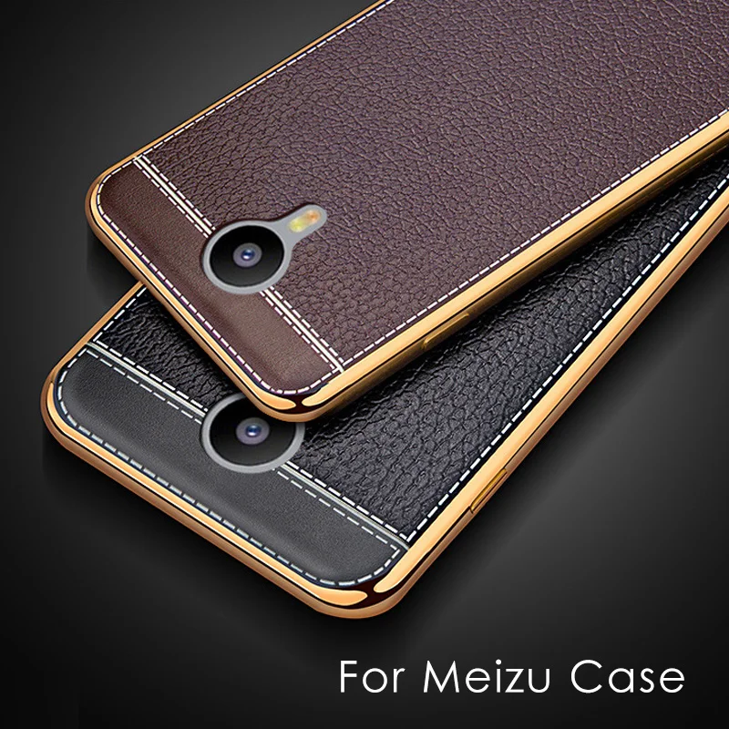 Case For Meizu M5s M5 M6 M3 Note MX6 U10 U20 Silica gel plating TPU ...