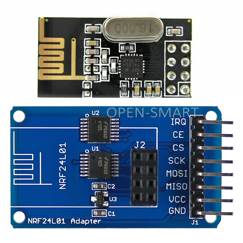 Transceptor-sem-fio-aberto-smart-nrf24l01-2-4ghz-m-dulo-adaptador-m ...