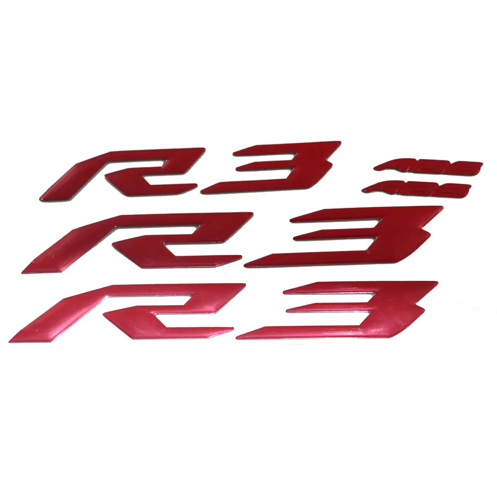 KODASKIN Motorcycle 3D Raise R3 Emblem Stickers Decal for Yamaha YZF R3 ...