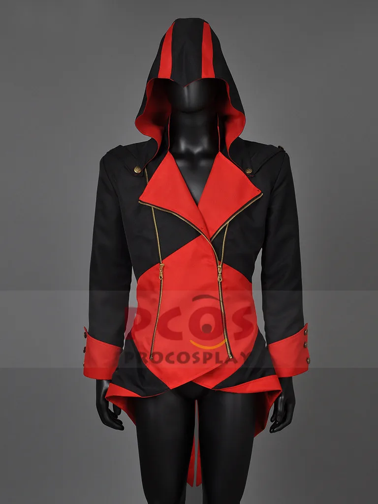 Best Connor Kenway Cosplay Costume Redandblack Jacket Coat Mp002854 In