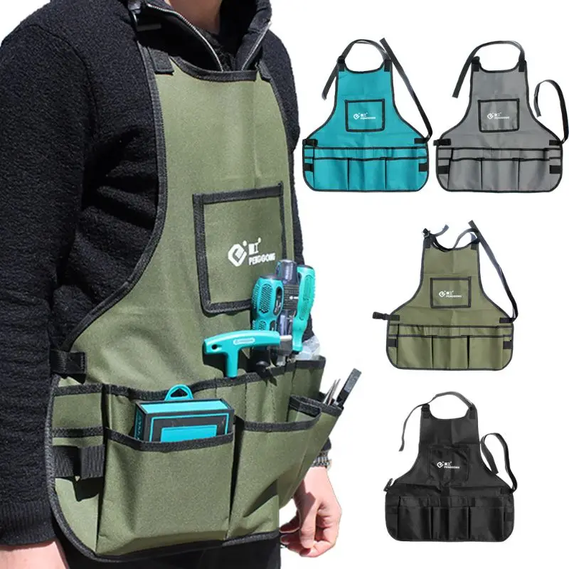 Electrician Hardware Toolkit Apron Waterproof Oxford Cloth Multi ...