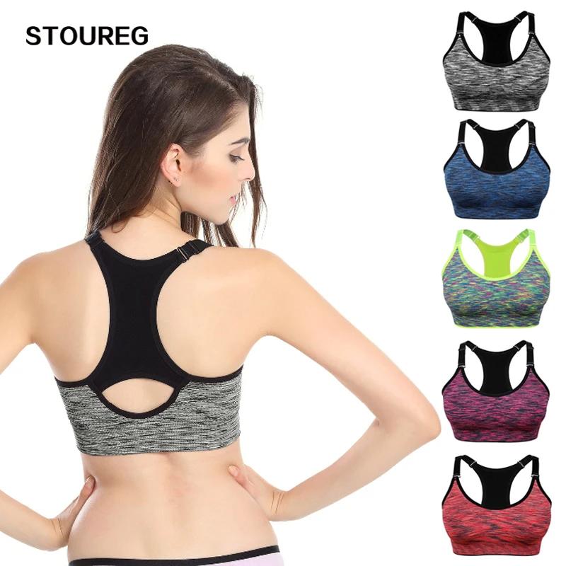 Buy Women Fitness Yoga Sports Bras For Running Padded