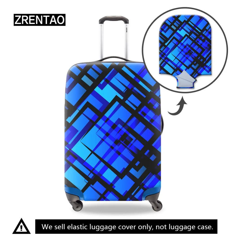 Suitcase Protective Cover For Travel Blue/black/red Luggage Covers ...