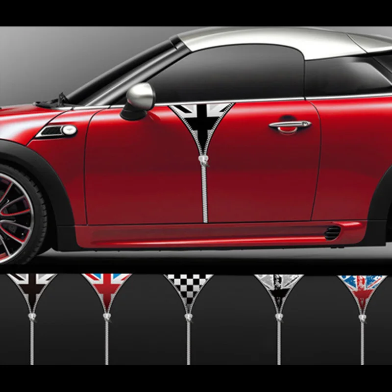 Car Door Side Stickers Decoration For Mini Cooper R50 R53 R55 Clubman ...