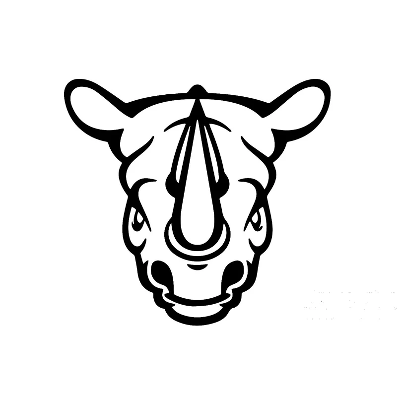 Tribal Rhino Rhinoceros JDM Animal Decal Car Truck Window Bumper Auto ...