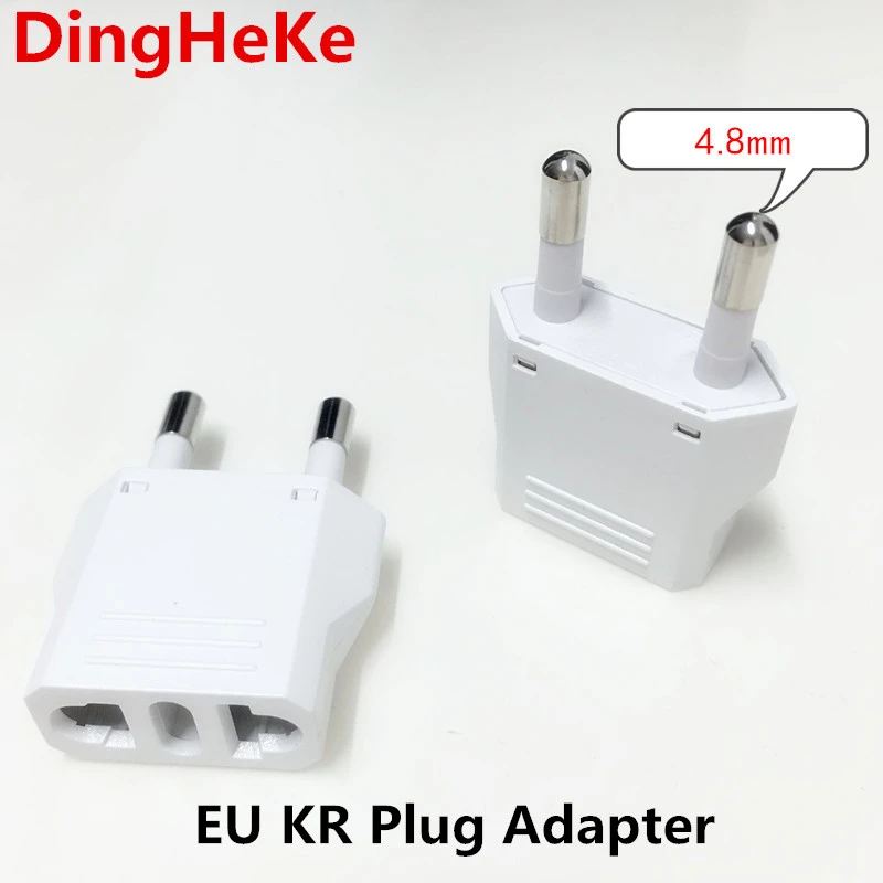 Eu European Kr Plug Adapter Japan China Us To Eu Travel Power Adapter ...