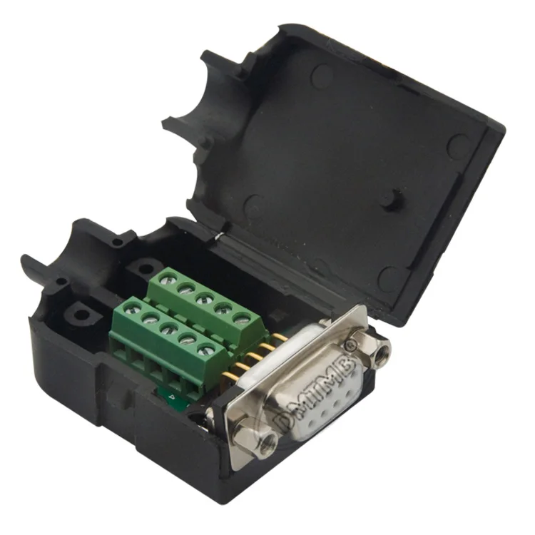 Golden Plate Db9 Com Rs232 Female Connector With Back Side Screw ...